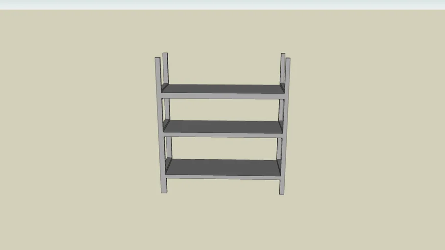 small shelf unit | 3D Warehouse