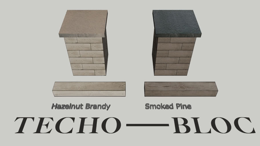Techo-Bloc - Pillar - Borealis | 3D Warehouse