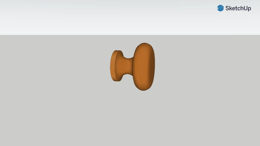 Poignée en bois | 3D Warehouse