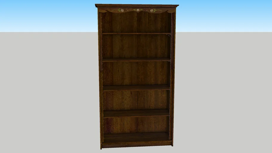 Library shelves | 3D Warehouse