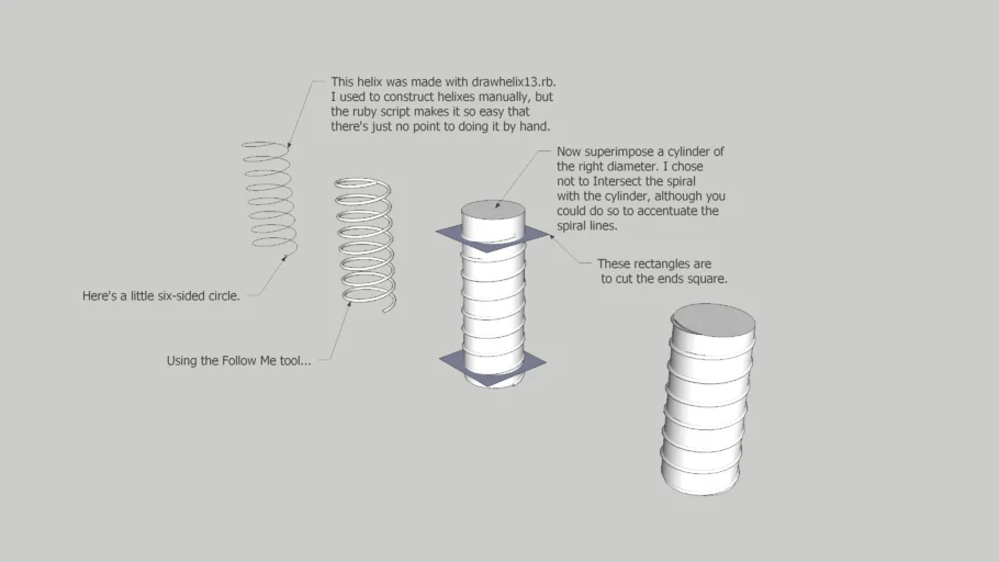 Spiral duct | 3D Warehouse