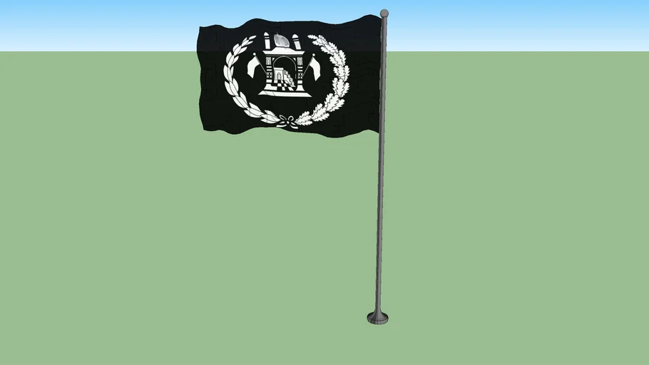 Flag of Afghanistan 1926-1928 | 3D Warehouse