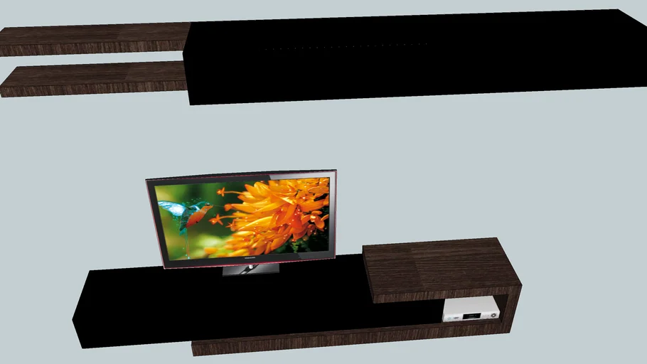 WALL UNIT LCD RACK | 3D Warehouse