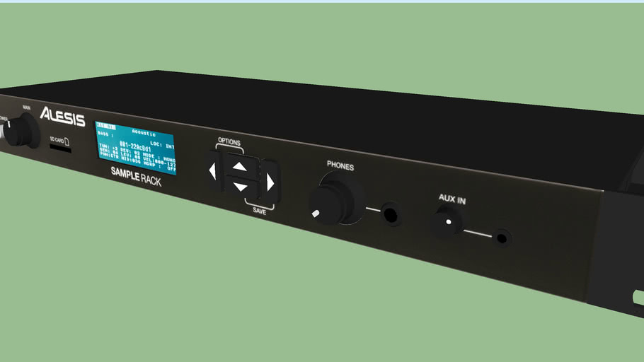Alesis Sample Rack | 3D Warehouse