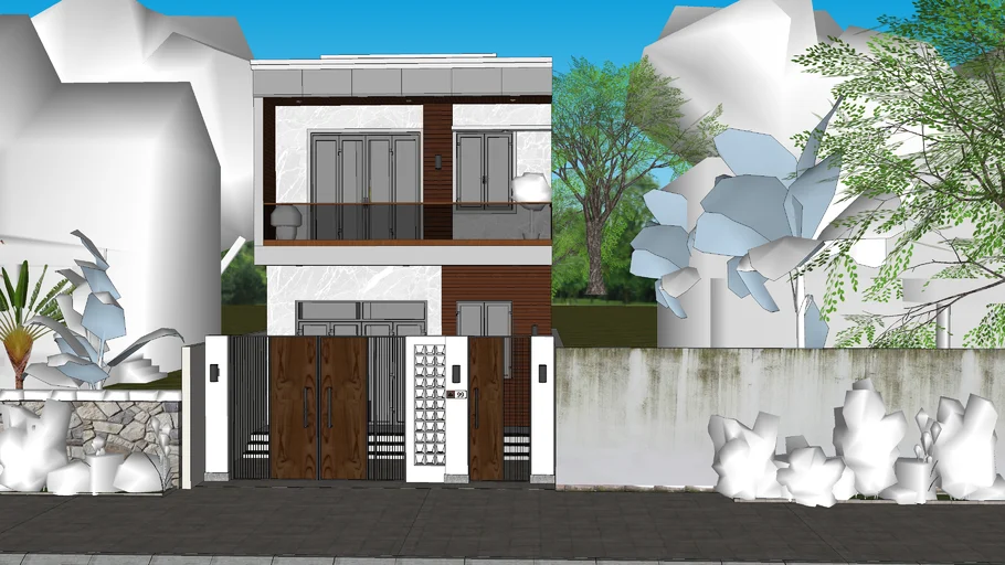 nha bop hau sau 2t | 3D Warehouse