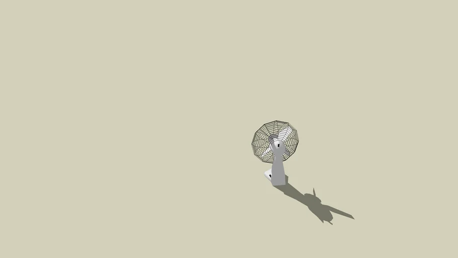 Working Small Swivel Fan | 3D Warehouse