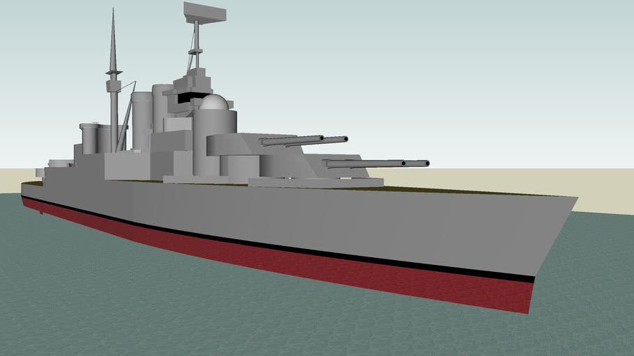 HMS Hood | 3D Warehouse