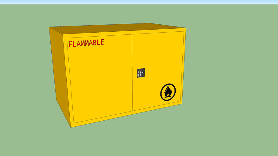 Flammable Storage Cabinet | 3D Warehouse