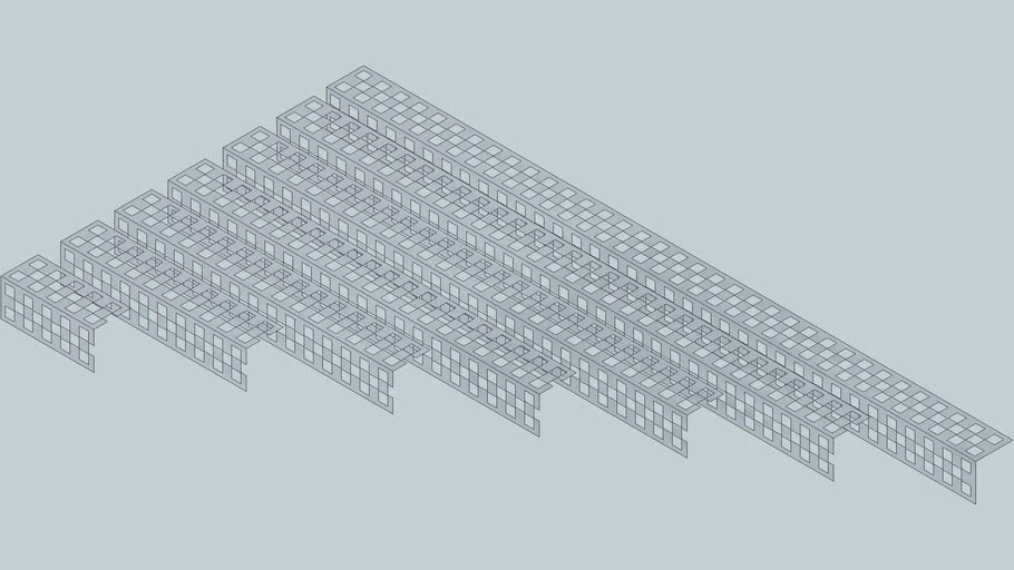 VEX 2x2 angle brackets | 3D Warehouse