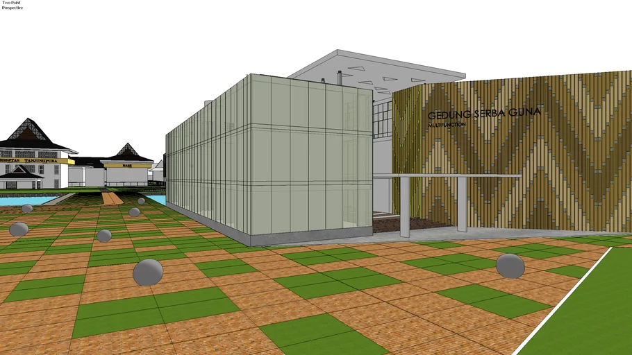proposal desain Universitas Tanjungpura (UNTAN) | 3D Warehouse
