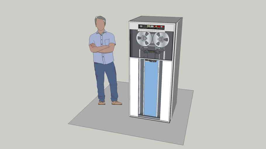 IBM 729 MAGNETIC TAPE UNIT (1957) | 3D Warehouse