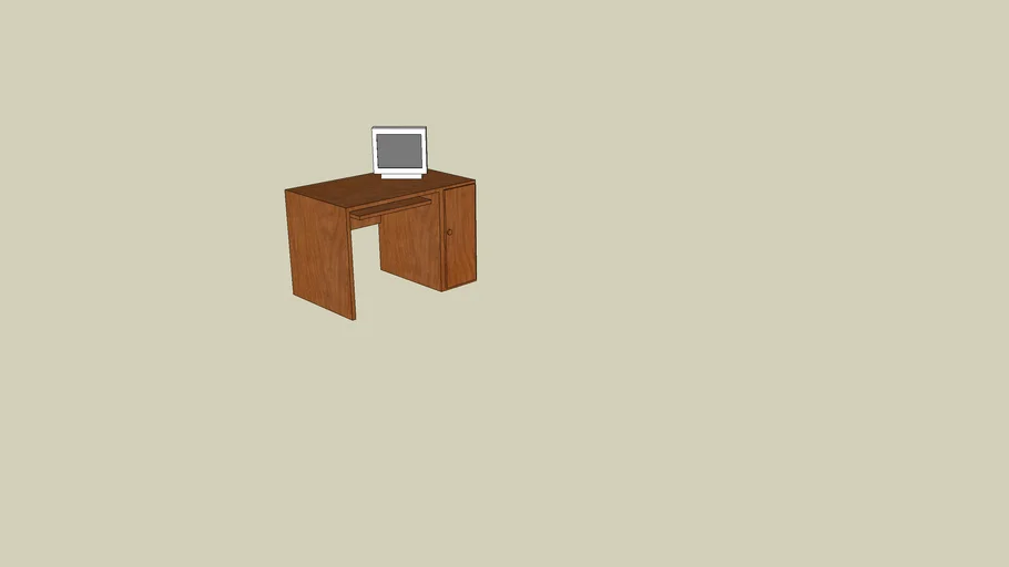 Computer desk | 3D Warehouse