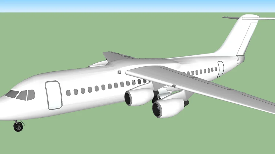 Template - British Aerospace BAe-146-300 | 3D Warehouse