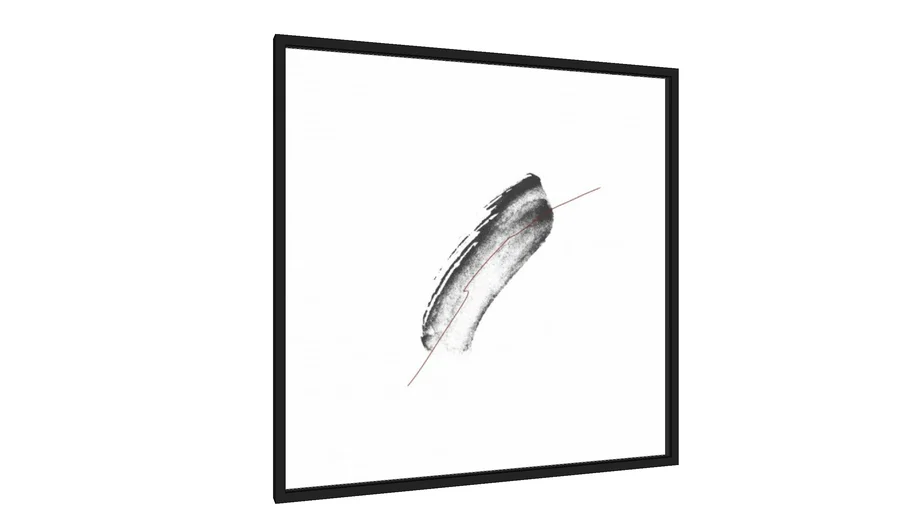 Quadro RED LINE 1 - Galeria9, por Jonathan Borba | 3D Warehouse