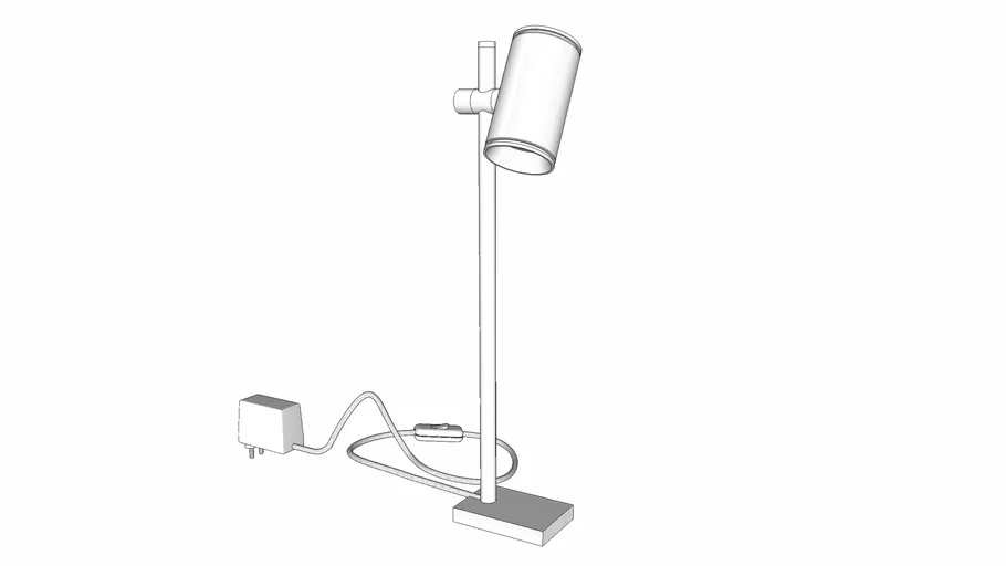 Luxion Gras de mesa - Branco | 3D Warehouse