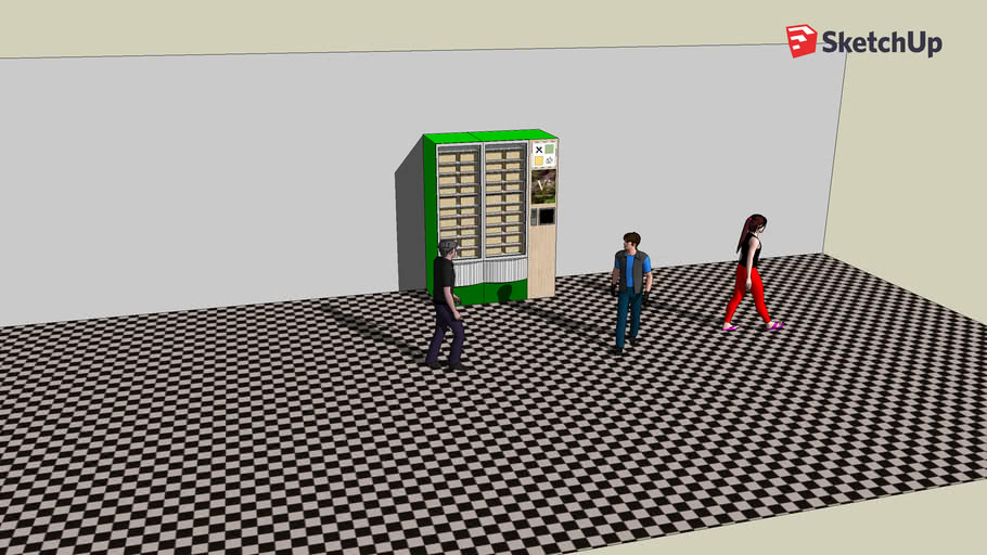 V2 Fresh Food Vending Machine | 3D Warehouse