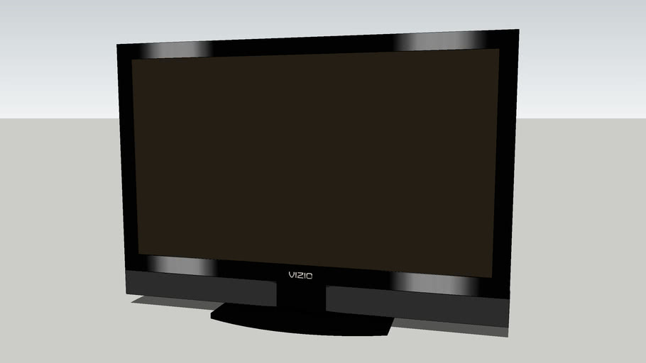Large-screen Visio LCD HD TV | 3D Warehouse