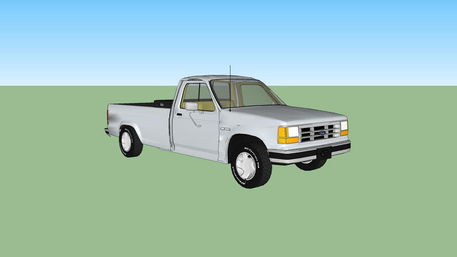 1991 Ford Ranger XLT (pick-up truck) | 3D Warehouse