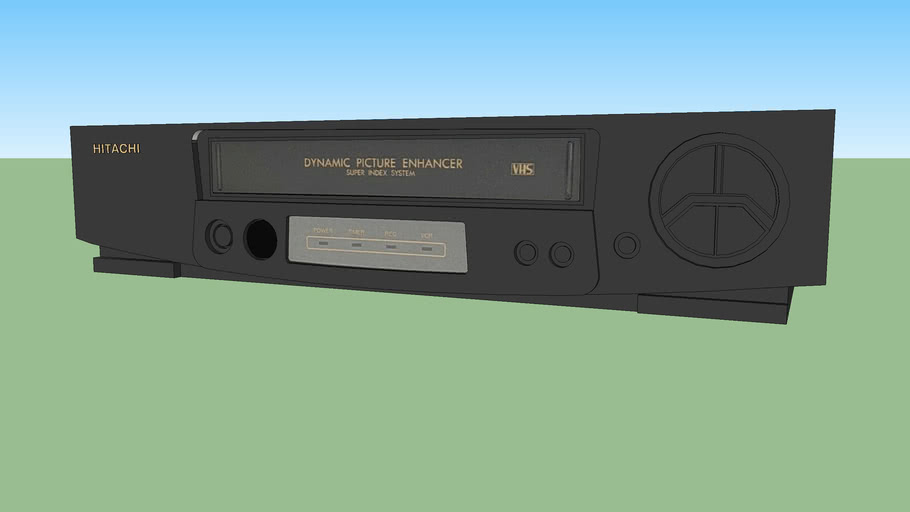 Hitachi VHS VCR (VT-FX530A) | 3D Warehouse
