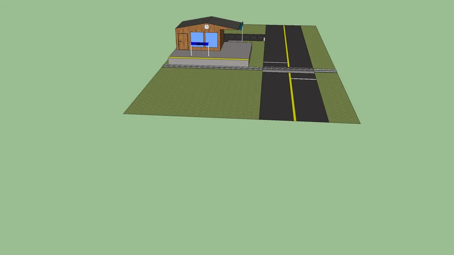 little train station | 3D Warehouse