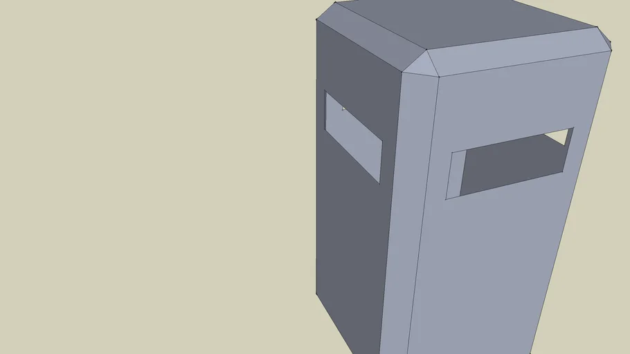 Halo trash can | 3D Warehouse