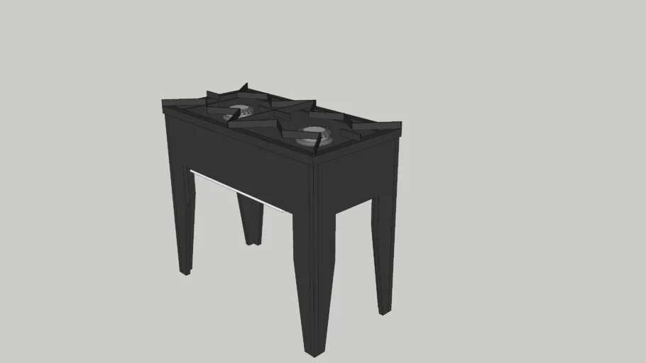 stove / metal / industrial stove | 3D Warehouse