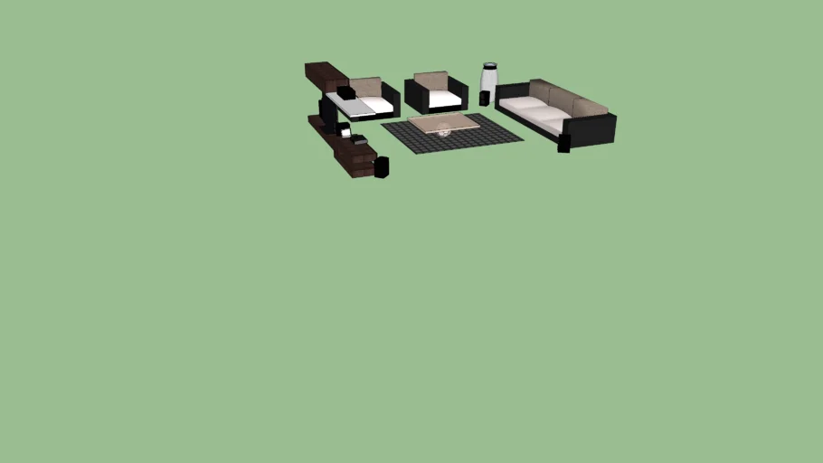 Modern Living Room | 3D Warehouse