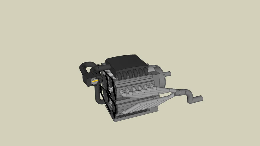 H-24 engine | 3D Warehouse