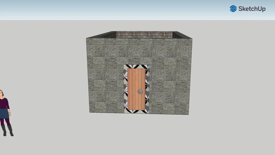 Actividad construcción de casa y puerta Melani Grande | 3D Warehouse
