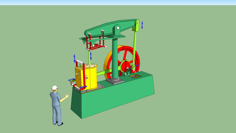 Airfix Steam Beam Engine | 3D Warehouse