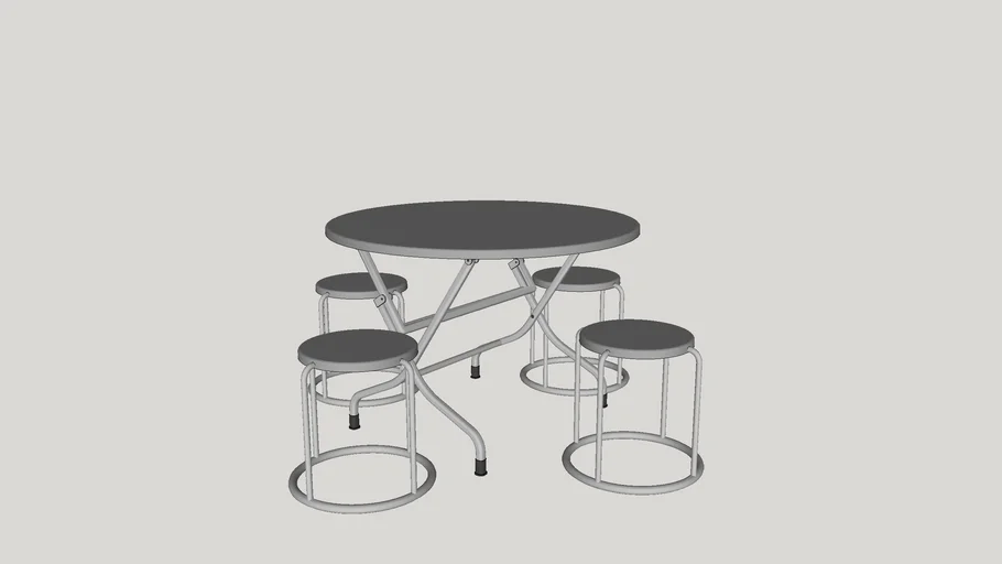 Stainless Steel Dining Table | 3D Warehouse