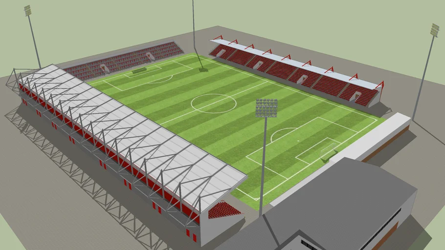 Small football ground | 3D Warehouse