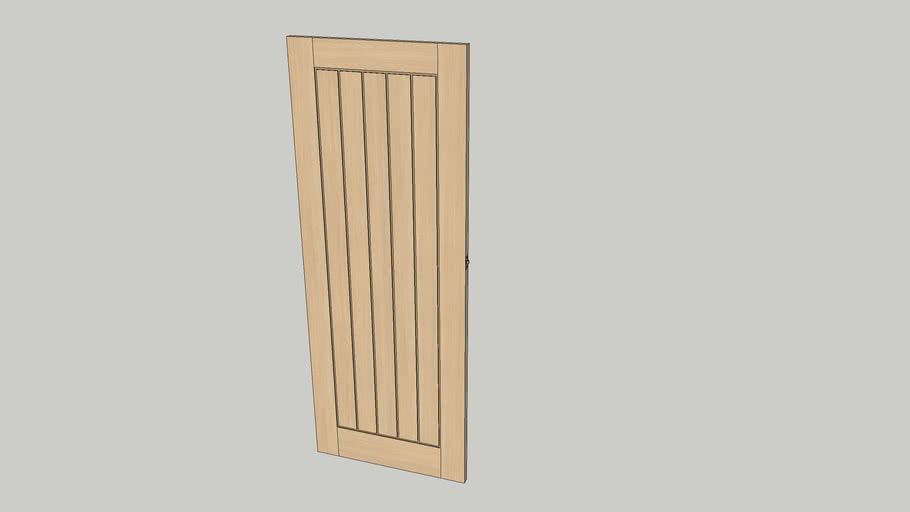 Wickes Geneva Oak Cottage Internal Door | 3D Warehouse