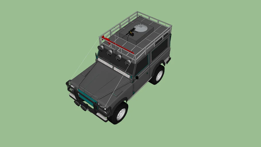 ROYAL NAVY LANDROVER 90 ARMED | 3D Warehouse