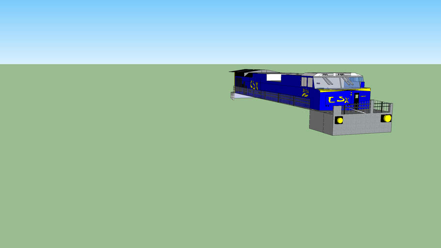 csx train unfinished | 3D Warehouse