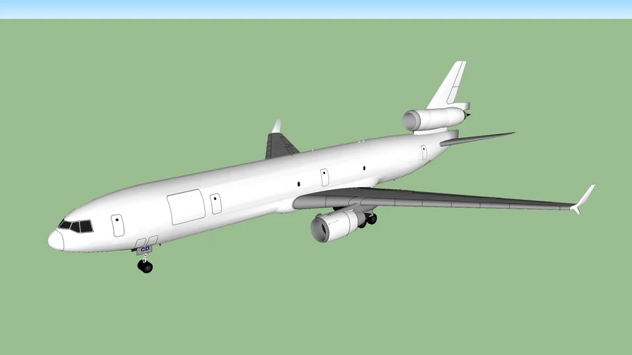 Template - McDonnell Douglas MD-11F | 3D Warehouse