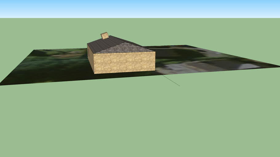 Basic house disgn (no doors or windows) | 3D Warehouse