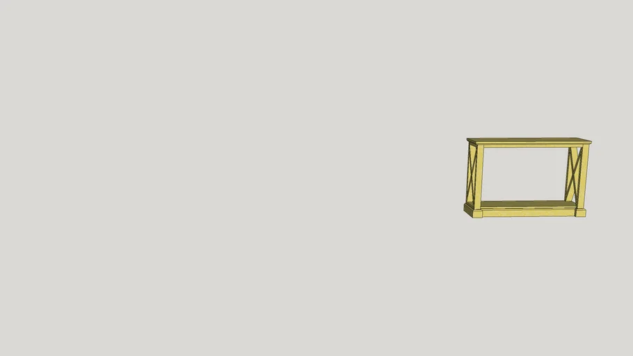 Console Table Mascot | 3D Warehouse