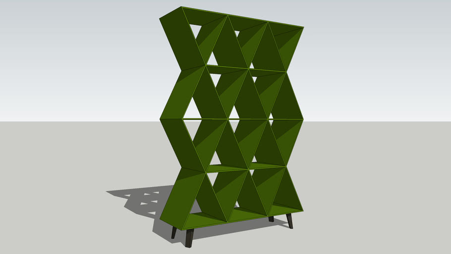 TRIANGLE SHELVING FULL HEIGHT 1 | 3D Warehouse
