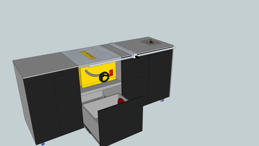Table Saw and Router | 3D Warehouse
