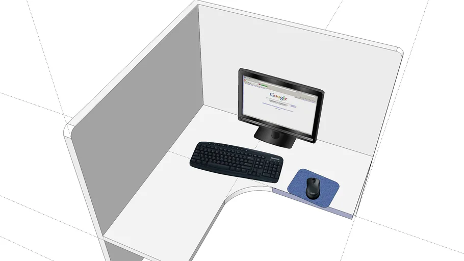 5x5 work statition | 3D Warehouse