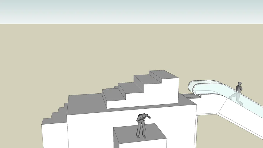 Confusing Stairs | 3D Warehouse