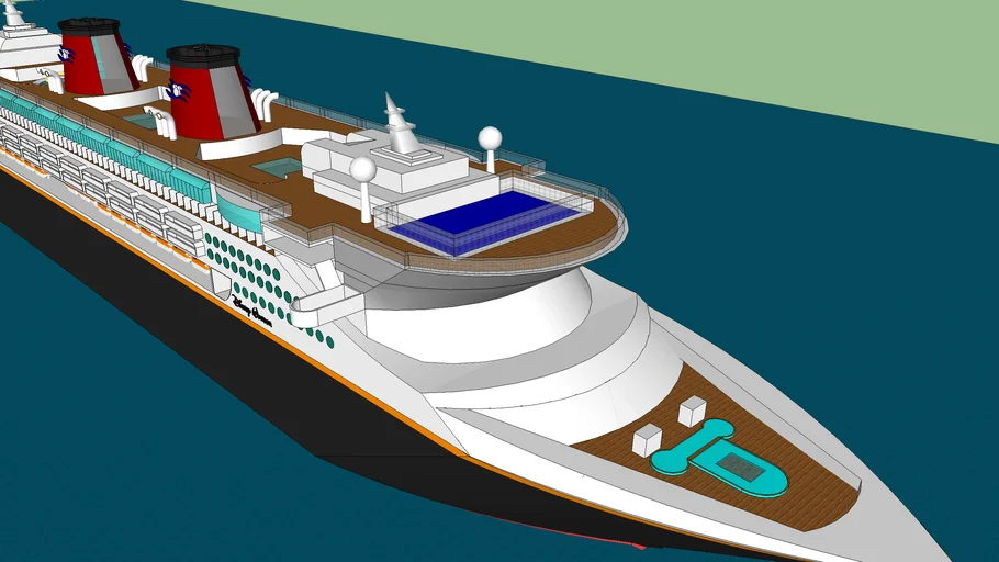 Disney Wonder at sea | 3D Warehouse