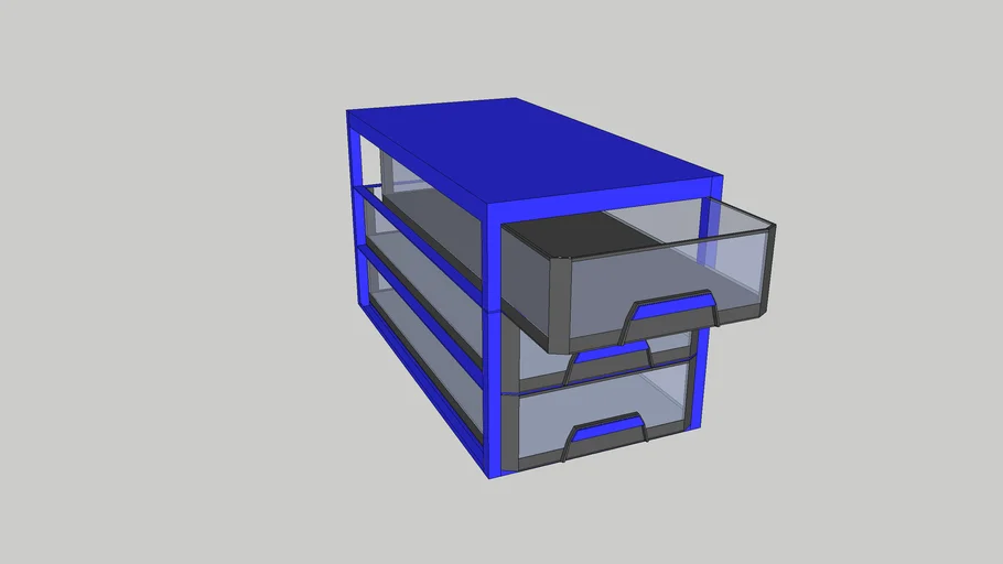 Tool Box With Drawers / Çok Amaçlı Alet Kutusu | 3D Warehouse