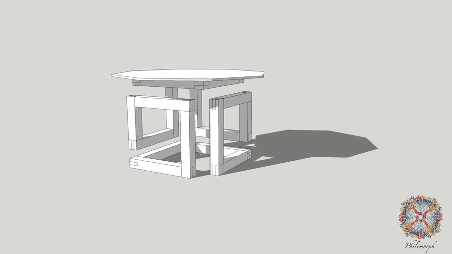 Infinity Cube Table | 3D Warehouse