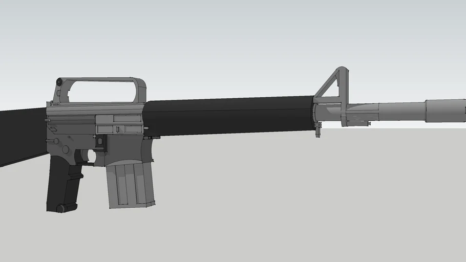 M16 Assault rifle | 3D Warehouse