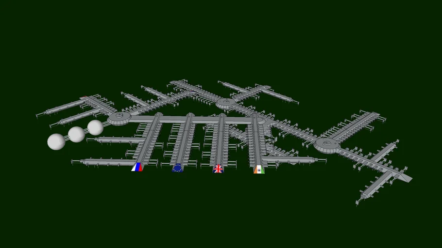 International Orbital Platform without background image | 3D Warehouse