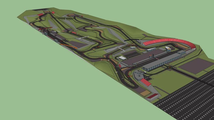 international race track | 3D Warehouse