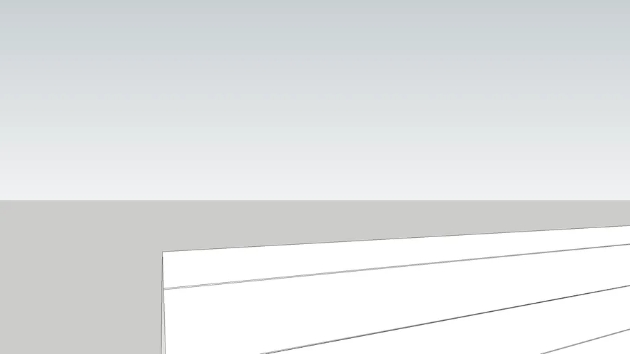 Bench Back | 3D Warehouse