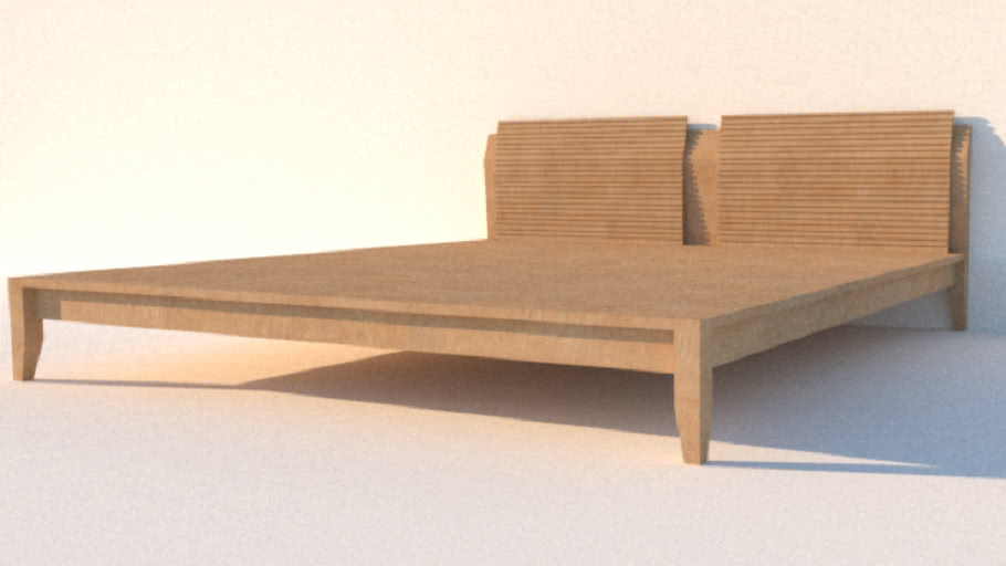 WOODEN CLASSIC BED_CLAYCOOP | 3D Warehouse